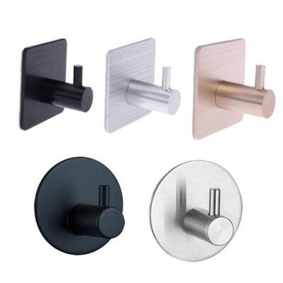 Self Adhesive  Kitchen Wall Door Hook Key Holder Towel C