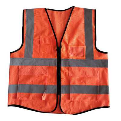 新款直销高亮条反光衣道路交通志愿者工作反光背心建筑施工反光安