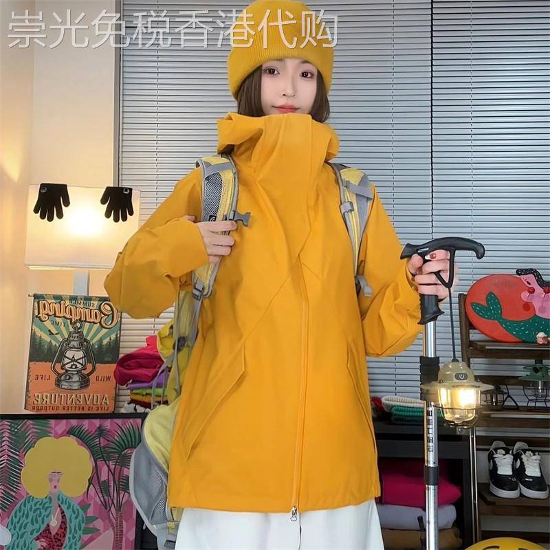 潮牌单层软壳冲锋衣防风防水轻量户外春秋徒步登山服川西进藏外套