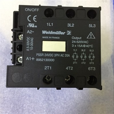 原装正品固态继电器PSSR 24VDC 3PH AC 20A 89521.30000