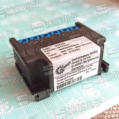 GHE40L 整流器 19141010 200-10%.B..480+10%VAC 90...215VDC 国