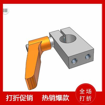 支架固定夹带螺纹平行薄型KQKU MQKU AQKU SQKU10 12 15 16 20 25