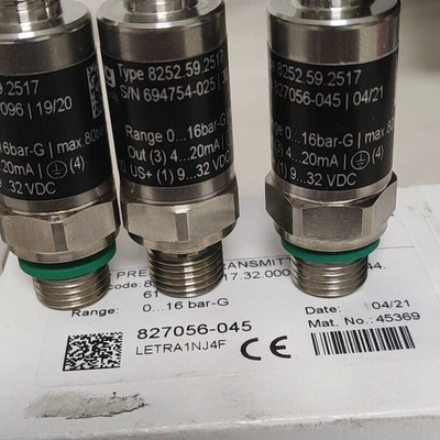 Trafag瑞士进口8252.59.2517压力传感器1K6bar压力变送器4-20ma