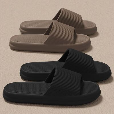 Men Summer Silent Slippers Indoor Home Bathroom Anti-Slip So