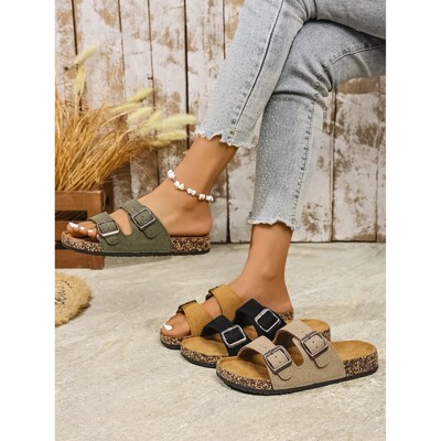 Women's Youth Mules New Spring/Summer Retro Casual Slip-On S