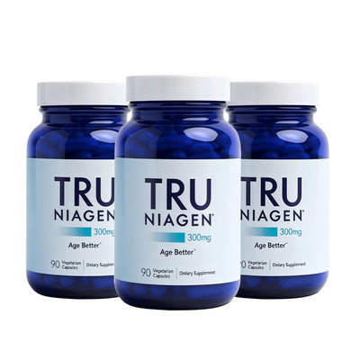 【3瓶装】美国TruNiagen乐加欣中老年NR300mg90粒烟酰胺核糖NAD+