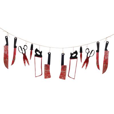 Halloween horror decoration with12 pendant banners万圣节装饰