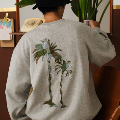 刺绣宽松休闲秋冬