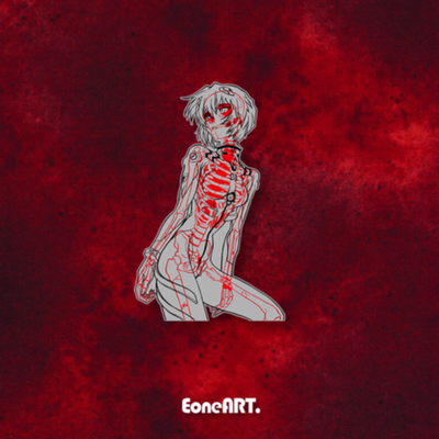 EVA福音战士绫波丽反光防水贴纸