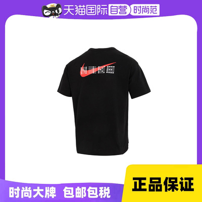 【自营】NIKE/耐克T恤运动服印花短袖圆领休闲上衣HF6594-010