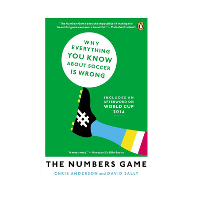【自营】预售 数字游戏：关于足球，你全弄错了吗？ 英文原版 The Numbers Game Why Everything You Know About Soccer Is Wrong