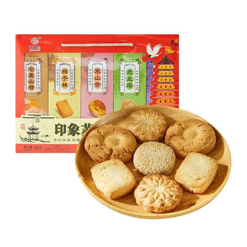 新大昌苏州特产印象苏州礼盒老苏州味道节日送礼美味精选传统糕点