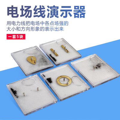 电场线演示器23053物理电磁学各点场强大小方向演示电力线实验5块