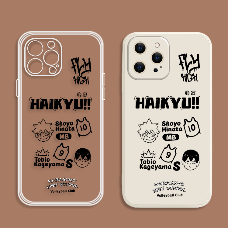 排球少年日向乌野适用iPhone 15 Pro max苹果14 plus 13 12 mini 11小米oppo一加vivo华为硅胶防摔透明手机壳
