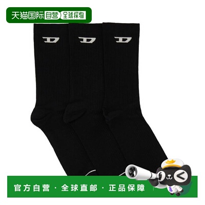 韩国直邮DIESEL 袜子 A154050LKBIE4101 黑色 DOM