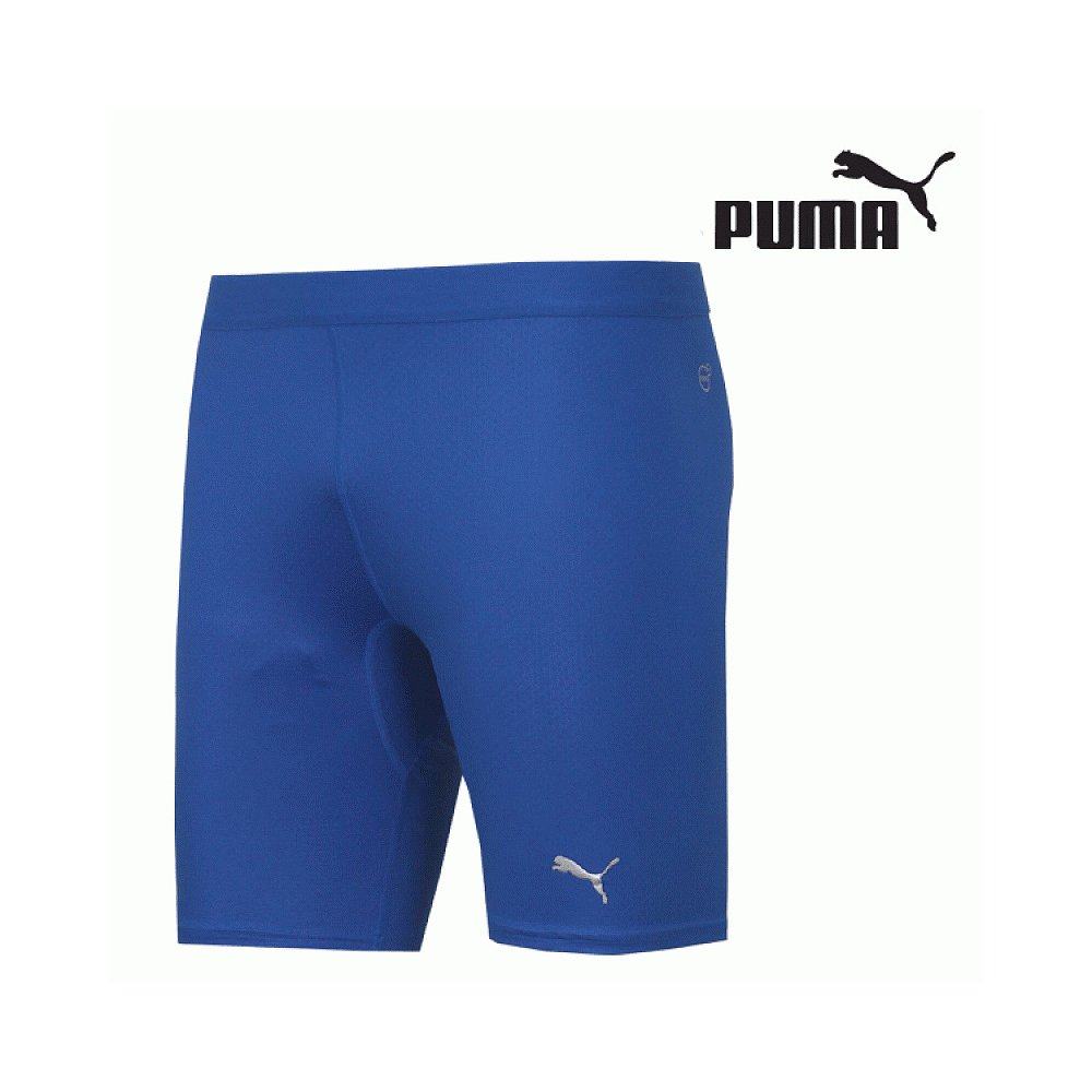 韩国直邮Puma彪马运动裤短裤男款200422-511606-02蓝色修身舒适_虎窝淘
