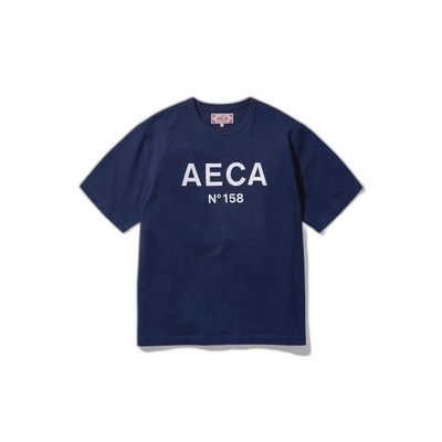 韩国直邮AECA WHITE 男士T恤AWCMSSBDTTSST002C0LB AECA BIG LOGO