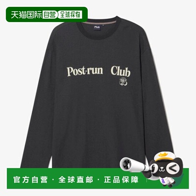 韩国直邮FILA Wheela 华夫格长袖 T 恤 FS253RL01X001006