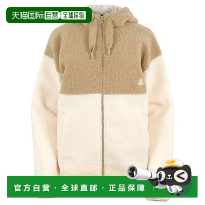 韩国直邮adidas 女士 Overfit Boa 全拉链抓绒夹克 HN0669外套