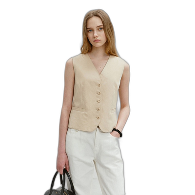 韩国直邮DUNST设计师休闲复古都市时尚日常新款女款马甲UDVE4B221