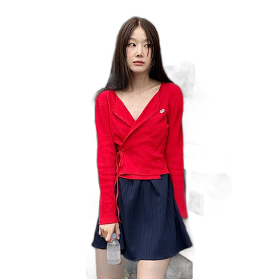 韩国直邮margarin fingers新款少女小清新甜美自然气质开衫305798