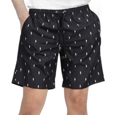 韩国直邮NEIL BARRETT 通体 Micro Bolts 游泳长短裤 (MY58026B Y