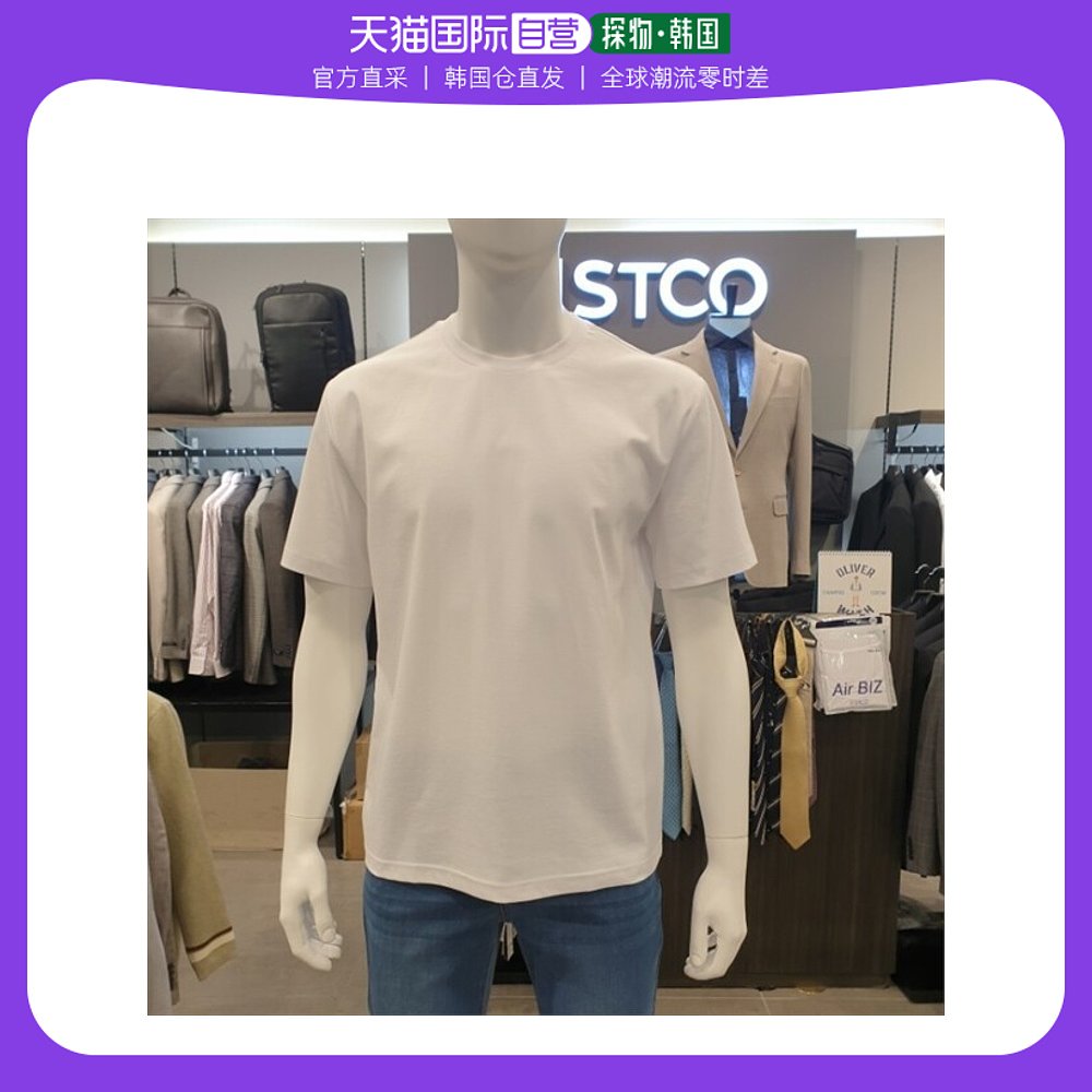 韩国直邮STCO T恤[STCO2NC15][Estico][黑色]中长宽松版型 S_虎窝淘