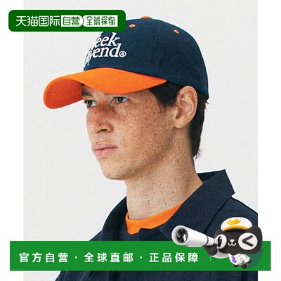 韩国直邮AECA 女士帽子AWCMSSBBACAST003C6LB WEEKDAYEND CAP-NAVY