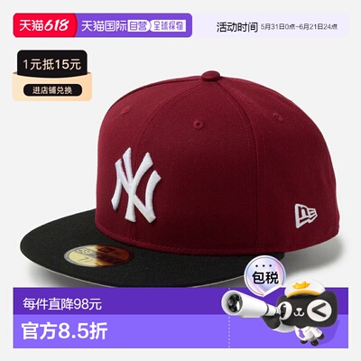 日本直邮New Era 59FIFTY 纽约扬基队由 Goro Nakatsugawa 倾情打