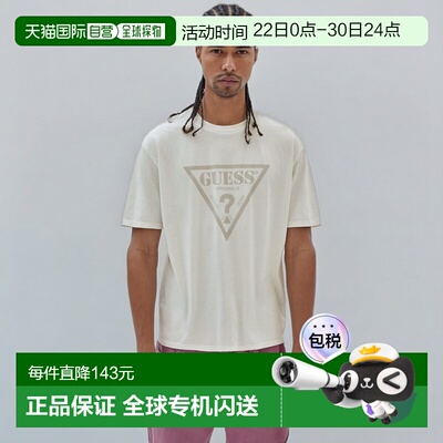 日本直邮GUESS M3BI82K9XF1 Guess Originals 三角T恤 (F0J1)男装