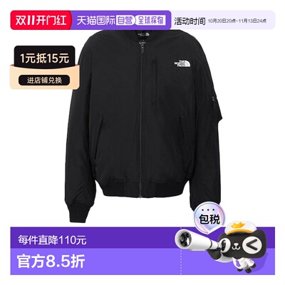 日本直邮THE_NORTH_FACE轻盈蓬松保暖飞行员夹克男女同款 NY82552