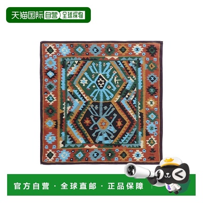 1h可退 日本直邮DRAKE'S 男士 全棉 几何印花 丝巾 21450189087