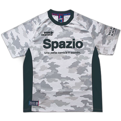 日本直邮SPAZIO Jr. 迷彩塑料衬衫五人制足球 GE0381-01 少年男孩