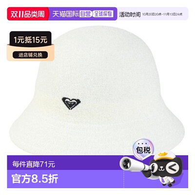 日本直邮ROXY FOAMY HOMIE 帽子 [25SPRHT251319WHT] 女士款 白色