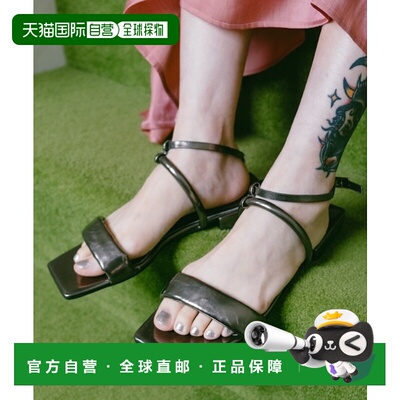 1h可退 日本直邮sahara女士金属光泽带扣凉鞋 01SH1132501