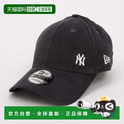 日本直邮Newera 9FORTY LEAGUE BASIC CAP 棒球帽 炭灰色 灯芯绒
