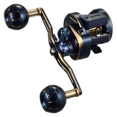 日本直邮Daiwa Jigging Reel Saltiga IC 100H-DH 右手柄 23 年附