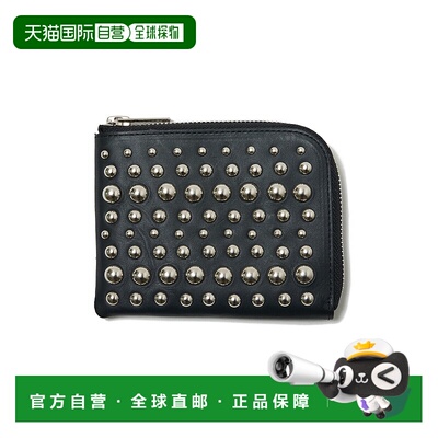 1h可退 日本直邮UNDERCOVER男女同款油蜡皮革风格钱包刺绣装饰多