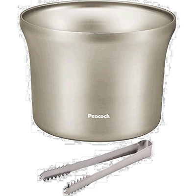 【日本直邮】The peacock 放冰罐 保冷 真空二重构造2.75L IBT-28