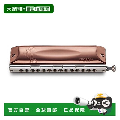 SUZUKI铃木复音初学者儿童男女自学口琴滑动码SSCH-5和弦半音阶