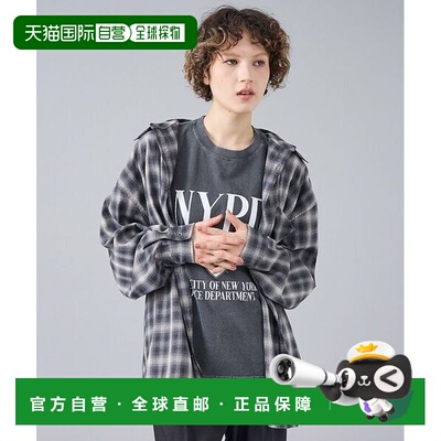 ABAHOUSE Revo TH-4105 渐变格纹长袖衬衫 中性款