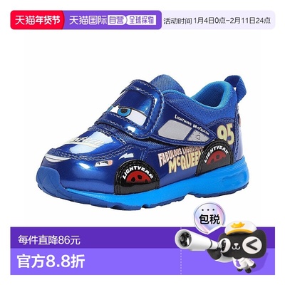 日本直邮DN 迪士尼儿童鞋 蓝色 [C1323 3E]运动鞋休闲月星