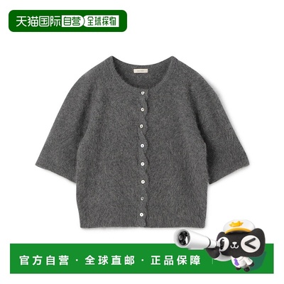 1h可退 日本直邮DES PRES 女装 半袖开衫 柔软羊绒混纺 轻盈保暖