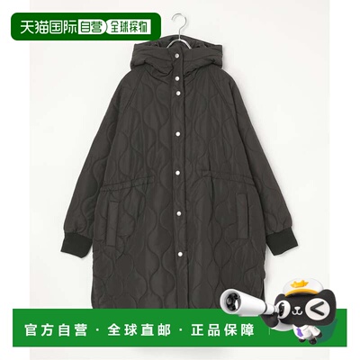 VENCE EXCHANGE 女装 连帽绗缝棉服长款外套 2958【付后1h可退】