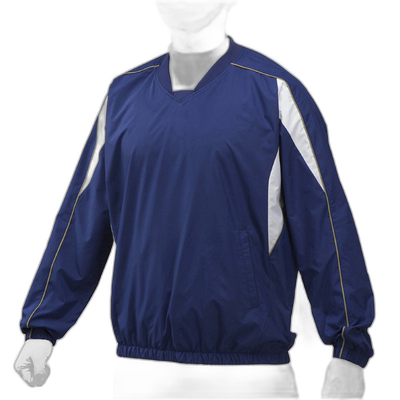 日本直邮MIZUNO V 领夹克棒球服装中性男女通用 12JE9V3316
