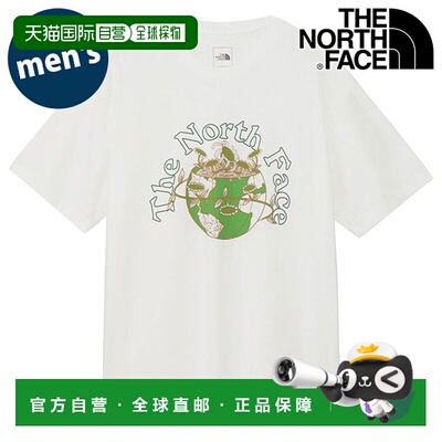 日本直邮The North Face 男士短袖印花T恤 [NT32652-W SS26] 男女