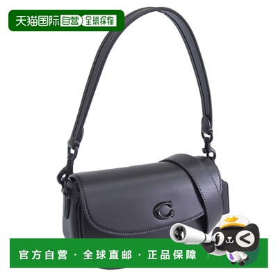 日本直邮COACH EMMY 女士单肩包 皮革 黑色 GLV CR667MWBK