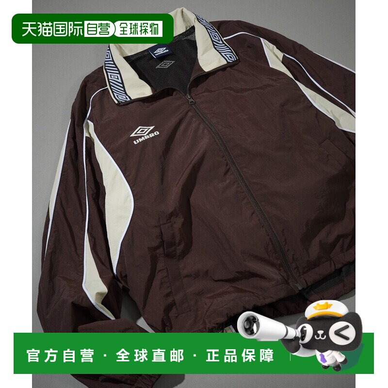 日本直邮UMBRO 男装 微光泽尼龙运动夹克 1059394400040