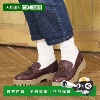 日本直邮ING Vintage Accent 乐福鞋（酒红色）女鞋单鞋一脚蹬