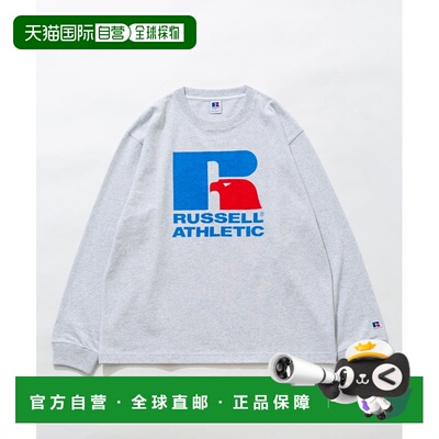 日本直邮Sonny Label 男装 RUSSELL ATHLETIC联名重磅纯棉长袖T恤